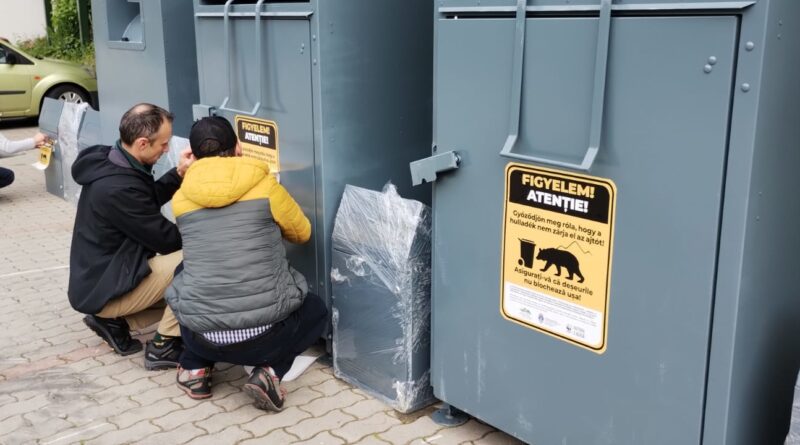 Proiect pilot: Au apărut containerele anti-urs! - Sinaia Group