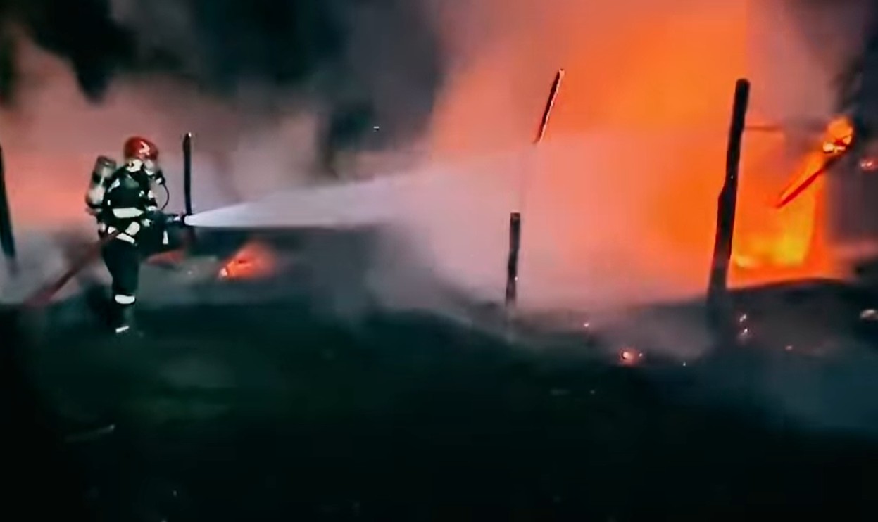 Prahova: Peste 100 de animale au murit într-un incendiu care a mistuit ...